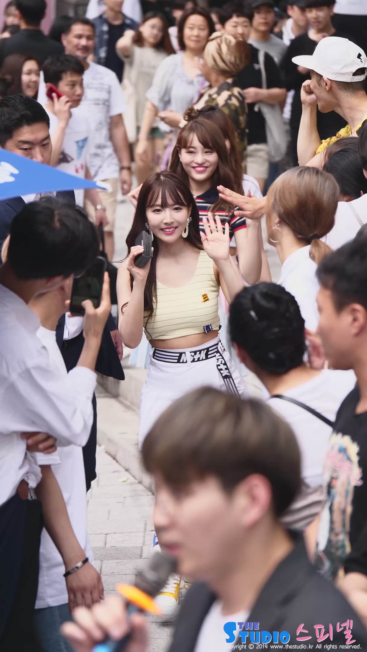 180707 허니팝콘 Honey Popcorn 미카미 유아 Mikami Yua 4K 직캠 홍대 버스킹 by Spinel